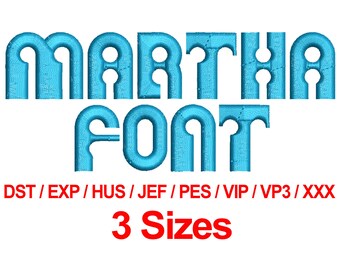 Stitches Font Machine Embroidery Design Fonts 3 Sizes - Etsy