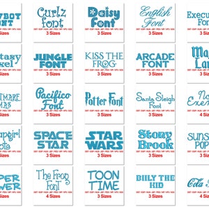 50 Embroidery Fonts Bundle: Machine Embroidery Designs (instant ...