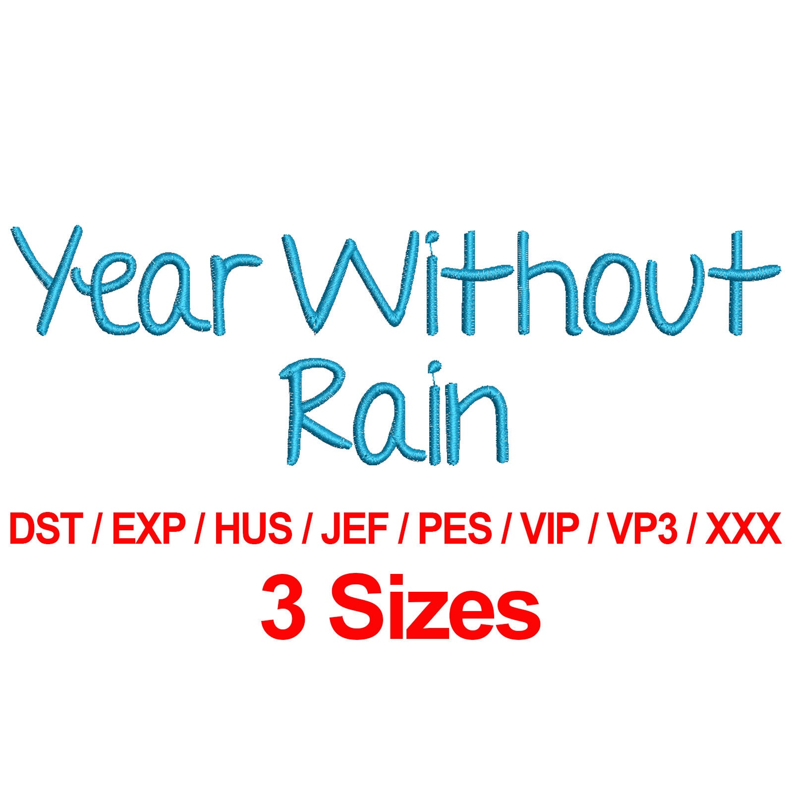A Year Without Rain Font