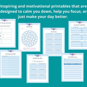 Mental Health Therapy Digital Workbook | Self-care Printable Journal ...