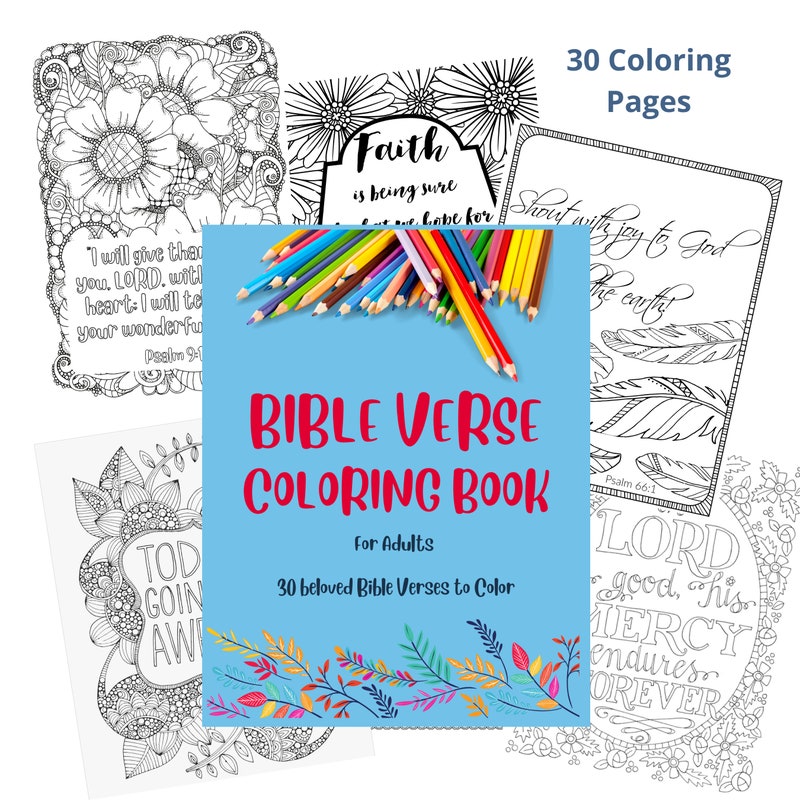 Bible Coloring Book - Etsy