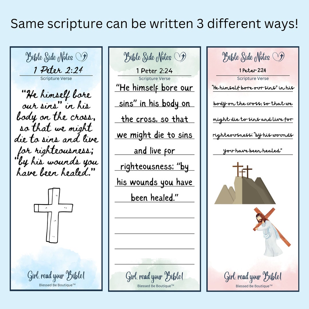 Bible Side Notes | Bible Post-it® Notes | Bible Journaling Tool | Bible ...