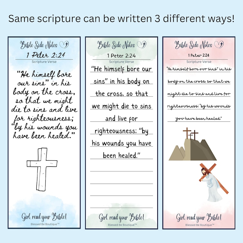Bible Side Notes | Bible Post-it® Notes | Bible Journaling Tool | Bible ...