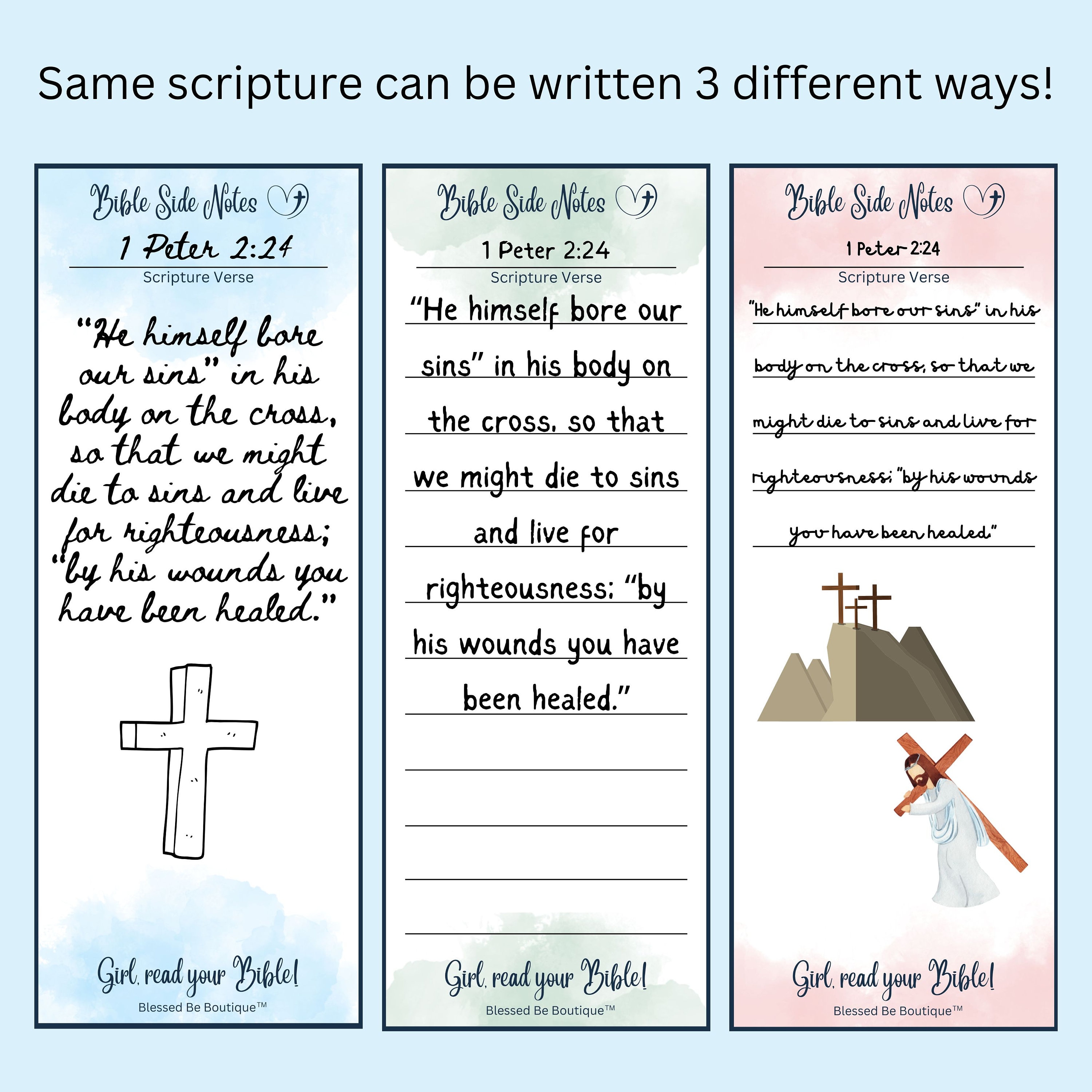 Bible Side Notes Bible Post-it® Notes Bible Journaling - Etsy UK