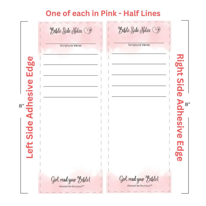 Bible Side Notes | Bible Post-it® Notes | Bible Journaling Tool | Bible ...