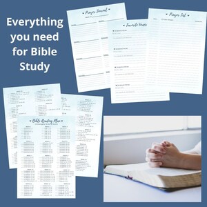 Faith Journal Planner | Digital Download | Bible Study Journal | Bible ...