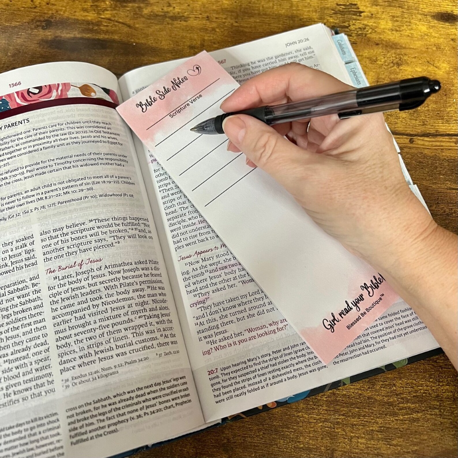 Bible Side Notes Bible Post-it® Notes Bible Journaling - Etsy UK