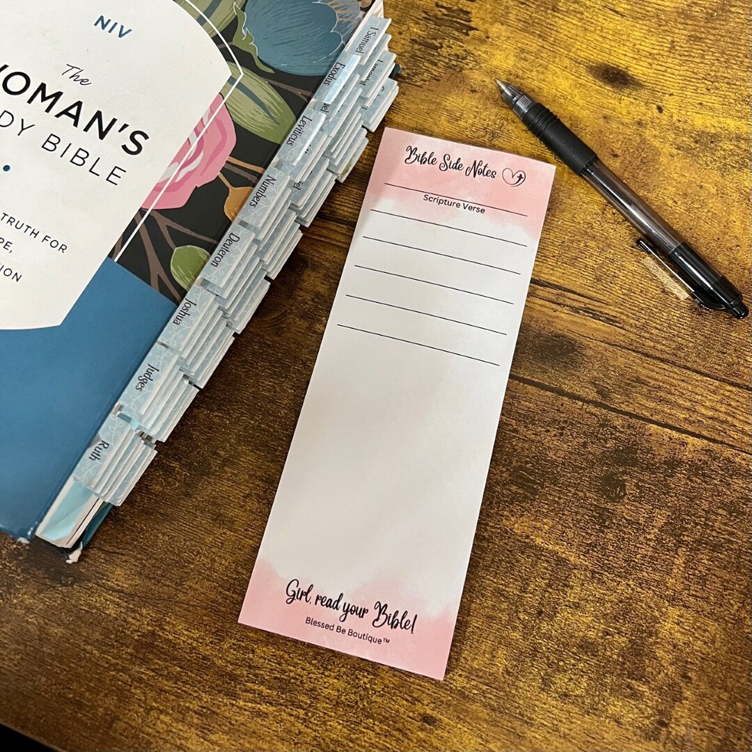 Bible Side Notes W/ Lines | Bible Journaling Tool | Bible Notes | Bible ...