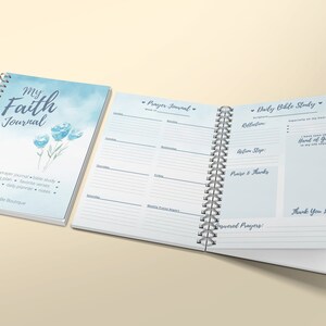 Faith Journal Planner | Digital Download | Bible Study Journal | Bible ...