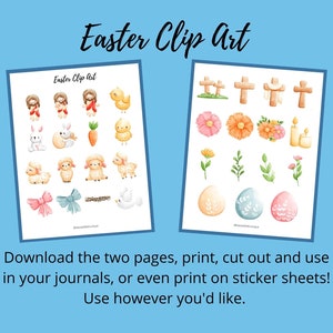 Christian Easter Clipart Files | PNG Files | Easter Bible Bundle for ...