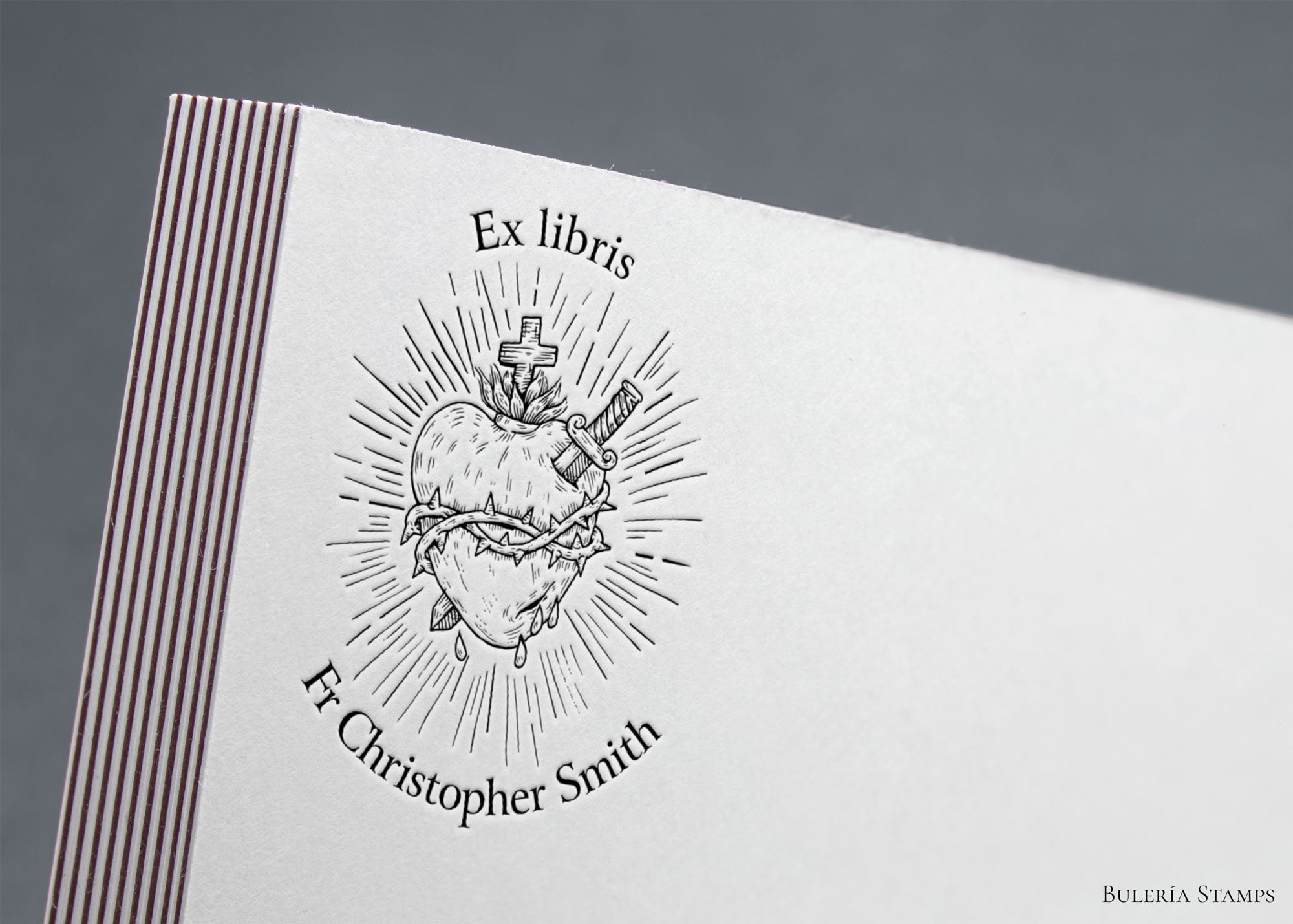 Paper & Party Supplies Personalized Gift Custom Rubber Stamp Address ...