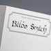 Bilbo Bolson Book Stamp Lord of the Rings Ex Libris Stamp - Etsy
