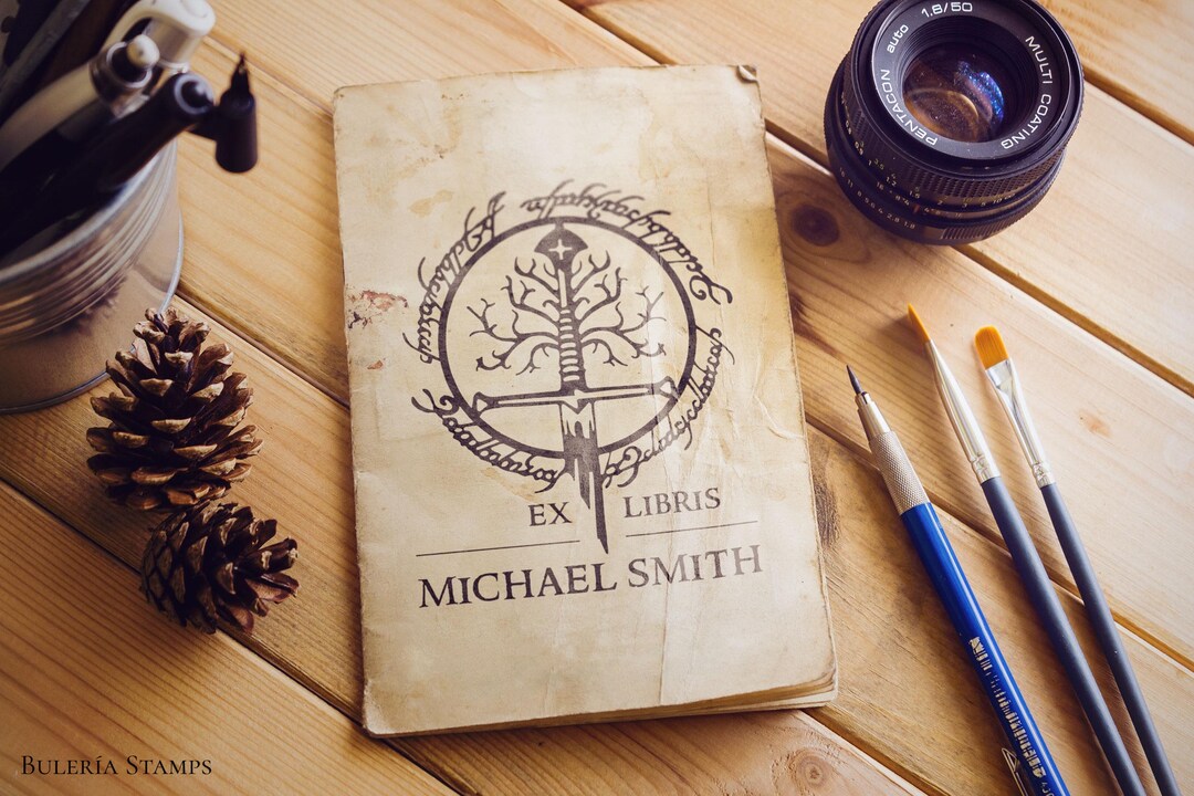 Lord of the Rings Stamp, Narsil Longsword, White Tree of Gondor, Ring ...