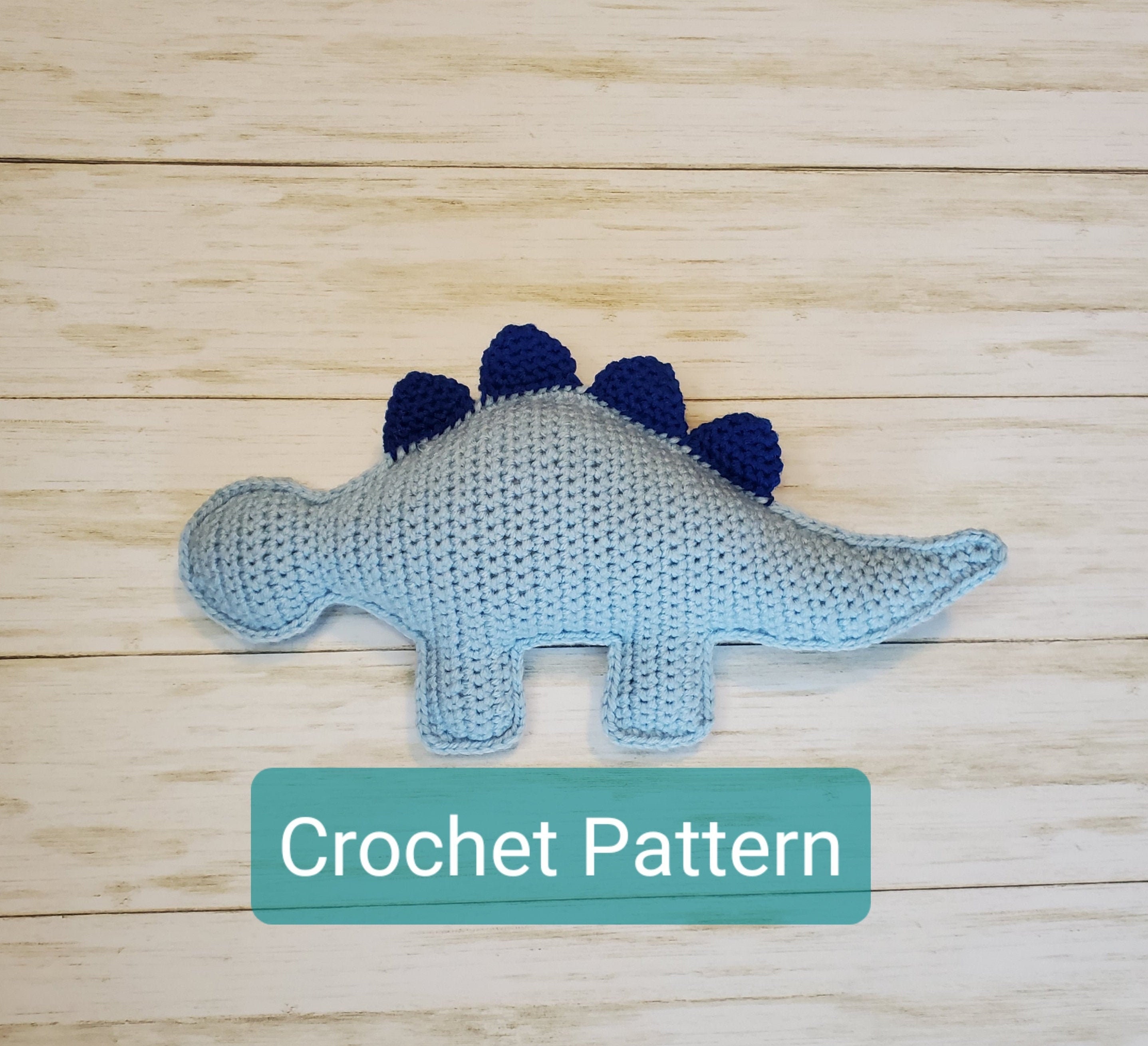 Crochet Pattern: Stellar Stegosaurus Pattern - Etsy
