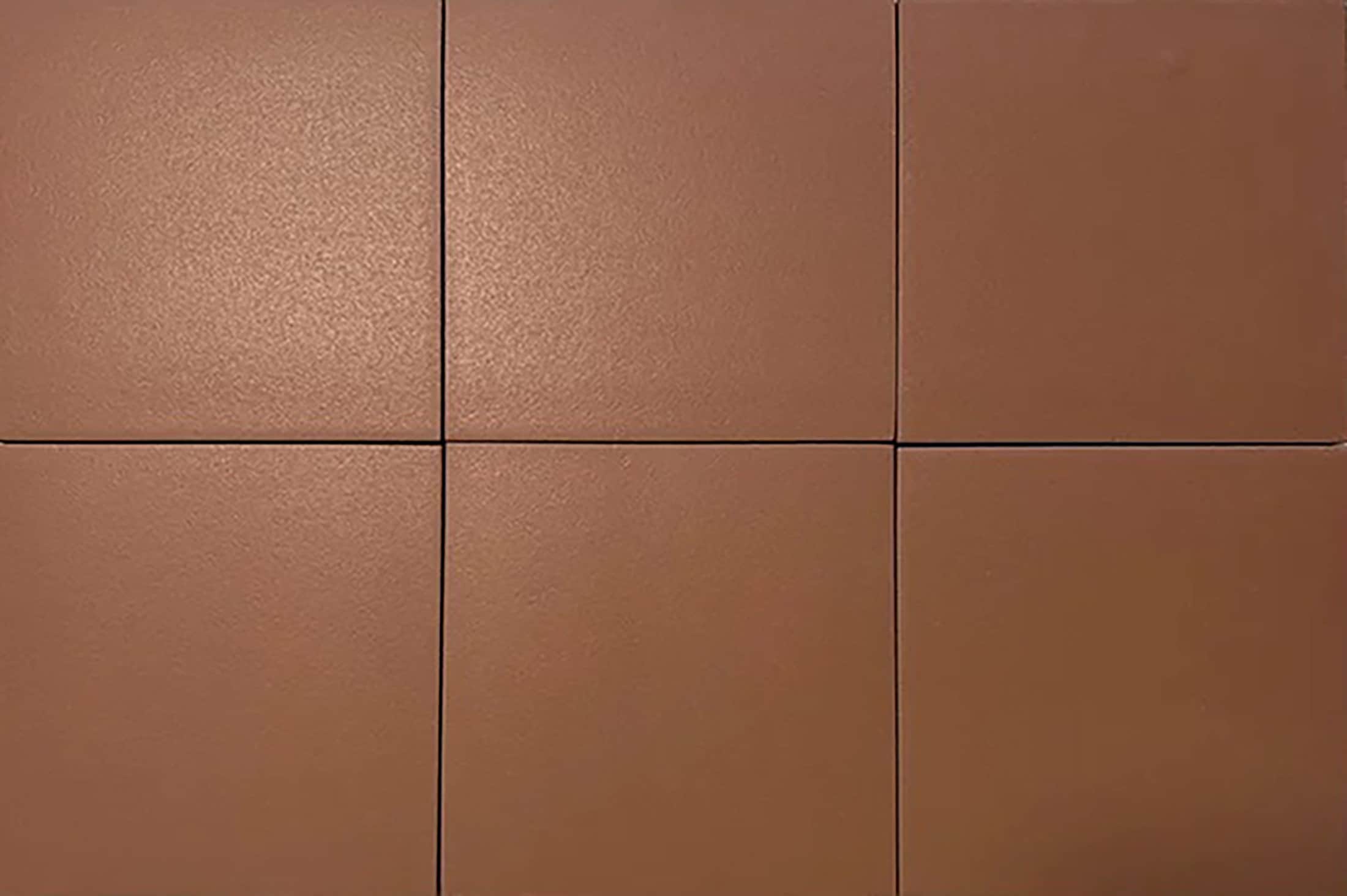 12" X 12" Terra Cotta Brick Look Matte Singular Tile - Etsy