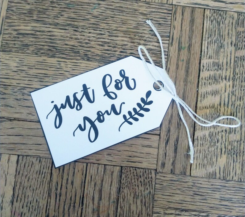 Just for You Gift Tags | Printable Gift Tags | Gift Tags Printable ...