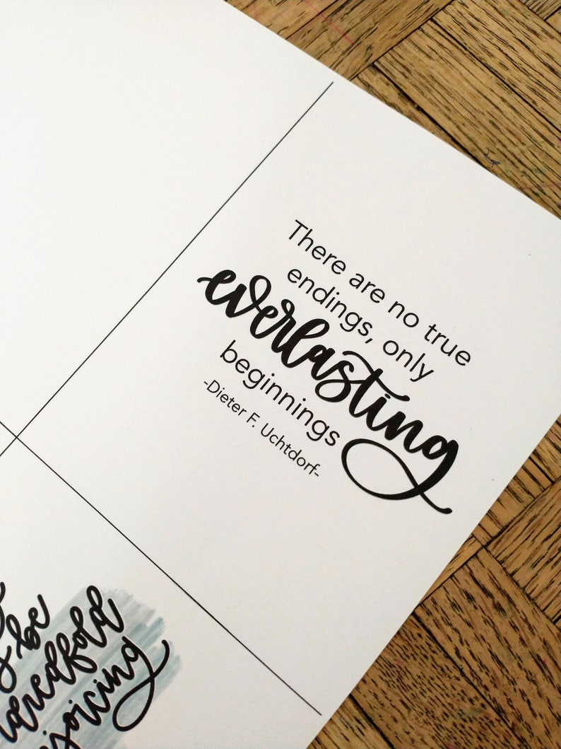 Printable Grief Sympathy Cards | LDS Quote | Uchtdorf & Wirthlin ...