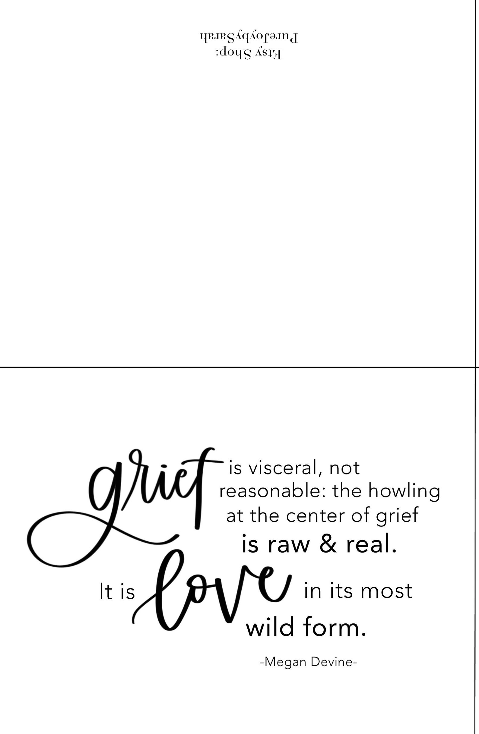 Printable Grief Sympathy Cards | Grief Quotes | Grief and Loss Cards ...