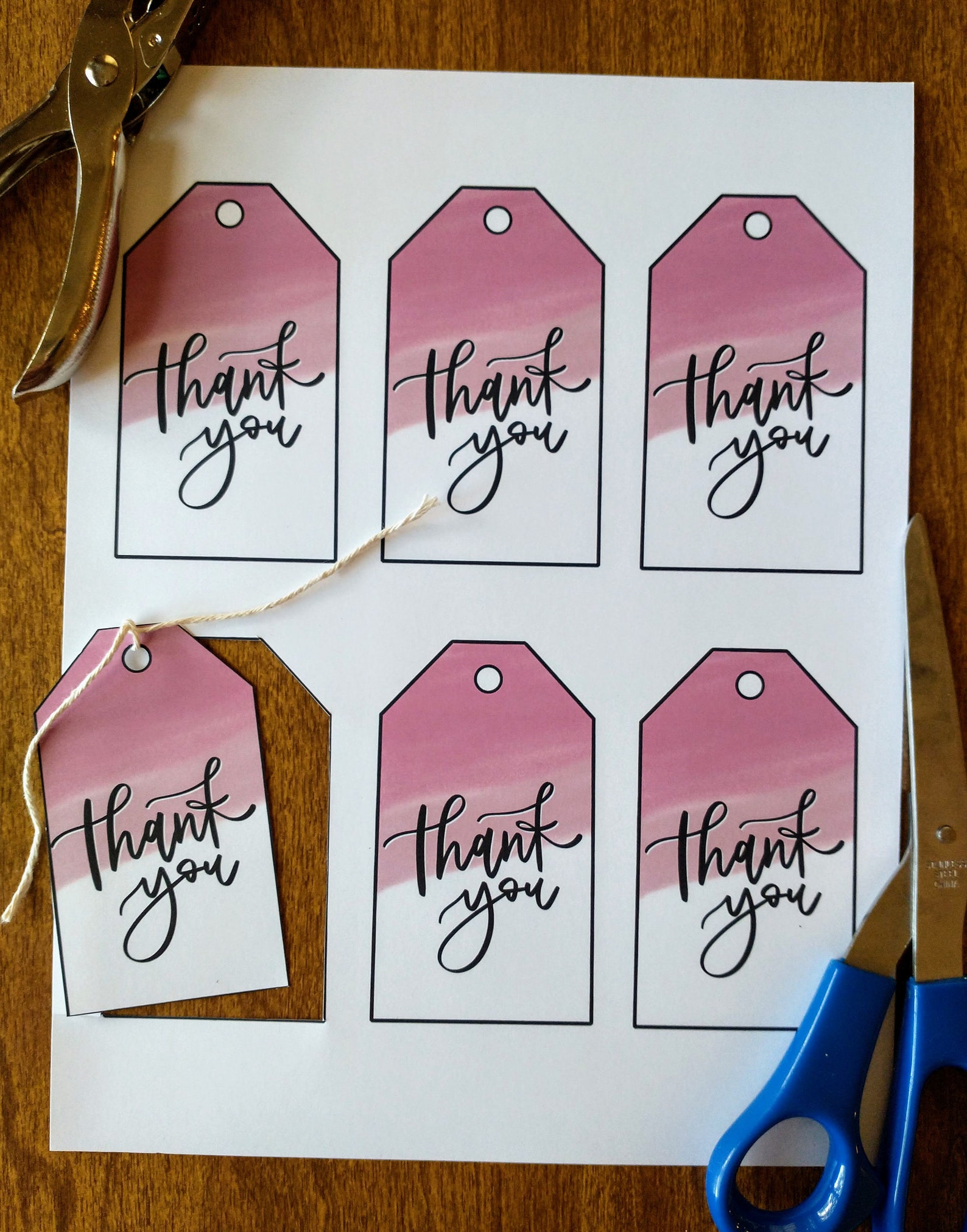 Thank You Gift Tags | Thank You Printable Tag | Printable Gift Tag ...