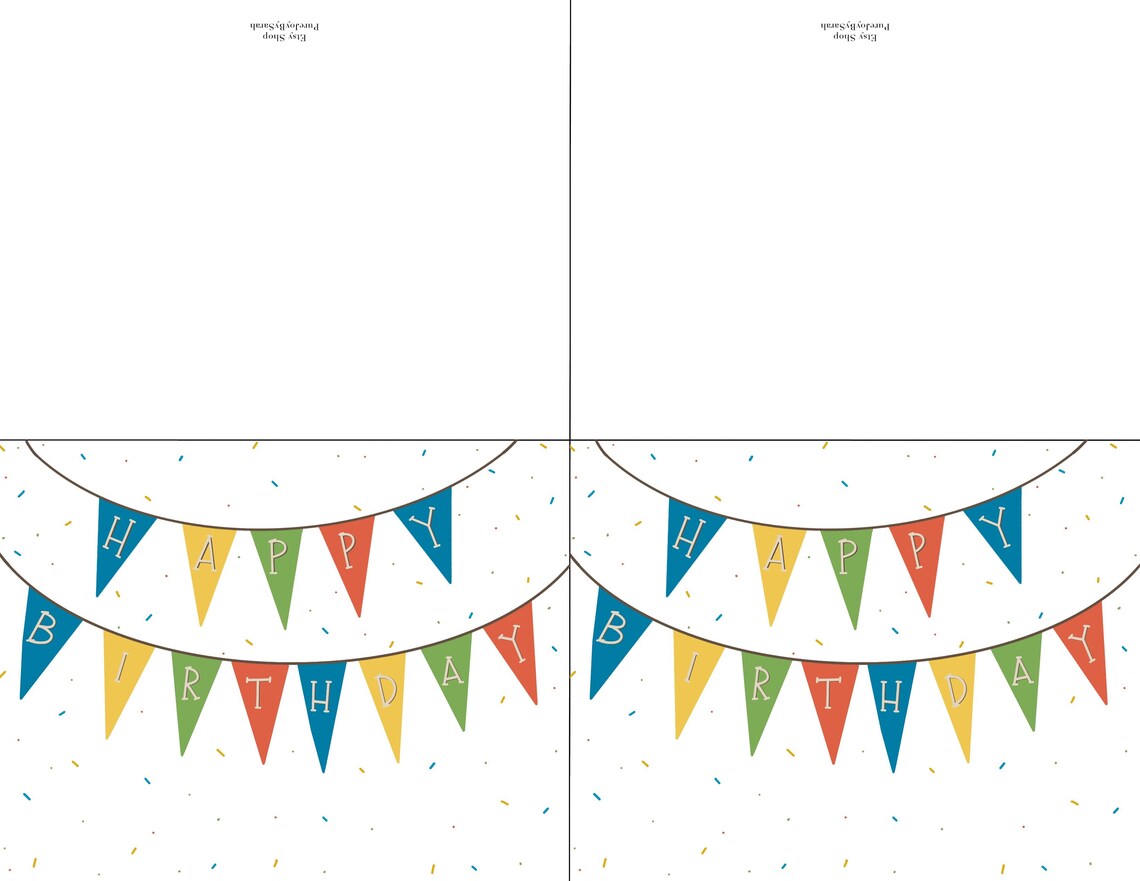 Printable Happy Birthday Banner Cards | Birthday Banners Cards ...