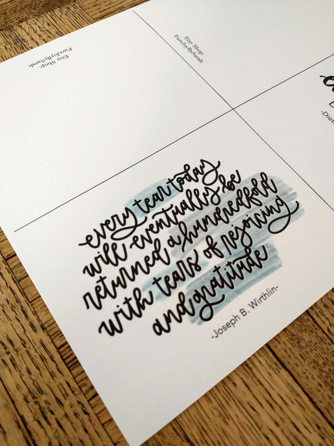 Printable Grief Sympathy Cards | LDS Quote | Uchtdorf & Wirthlin ...