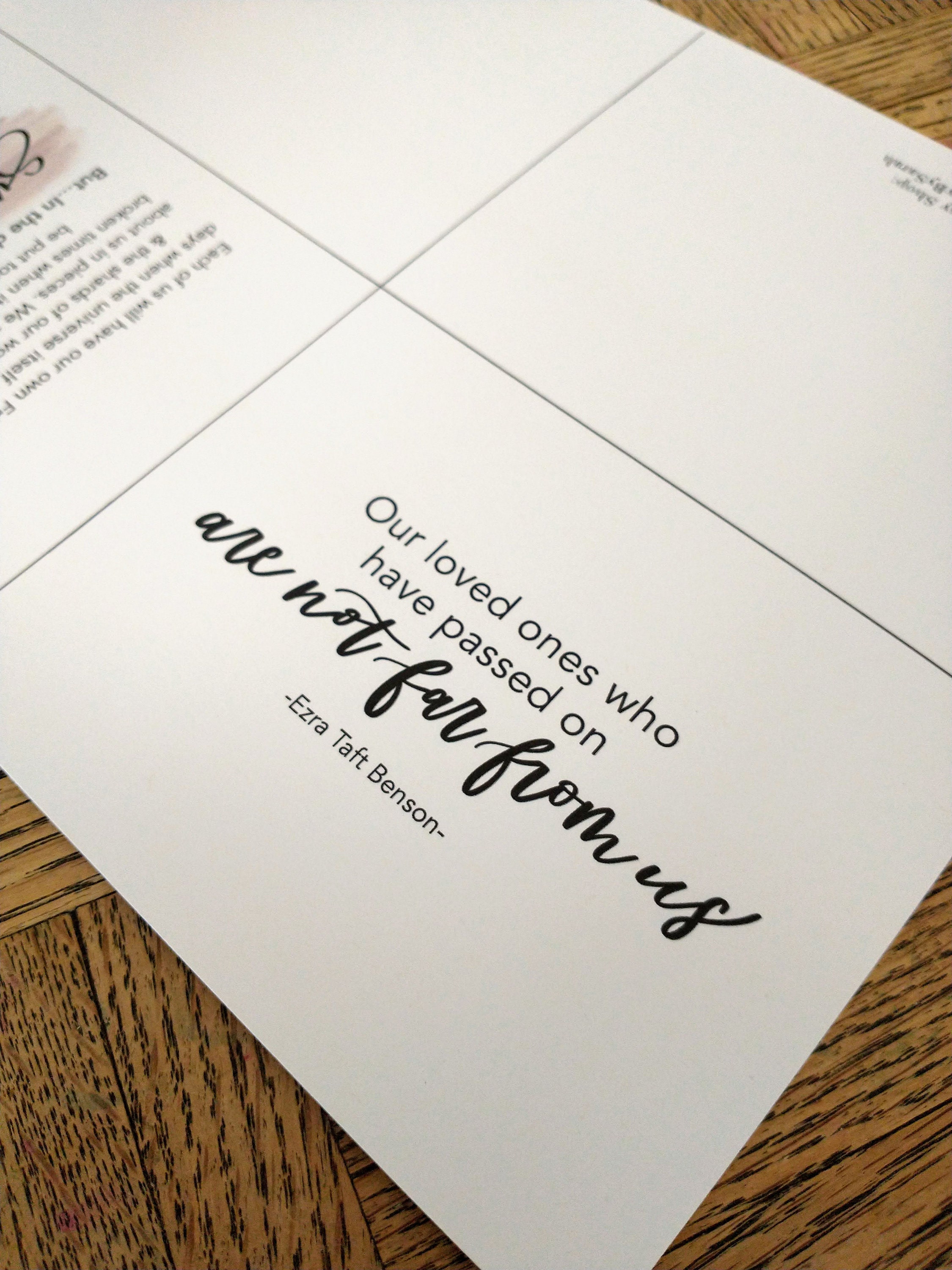 Printable Grief Sympathy Card | LDS Cards | Benson & Wirthlin ...