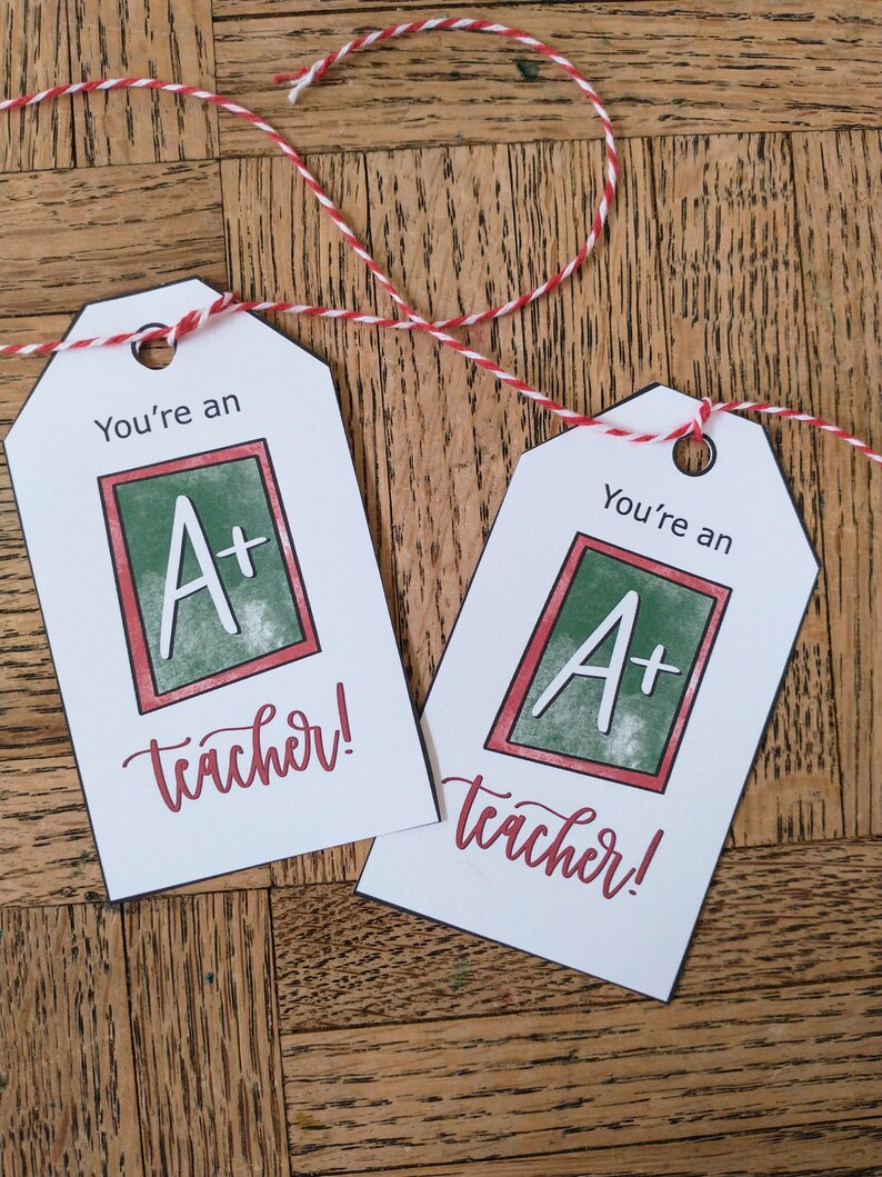 Printable Teacher Tag, A Teacher Teacher Appreciation Tags Thank You ...