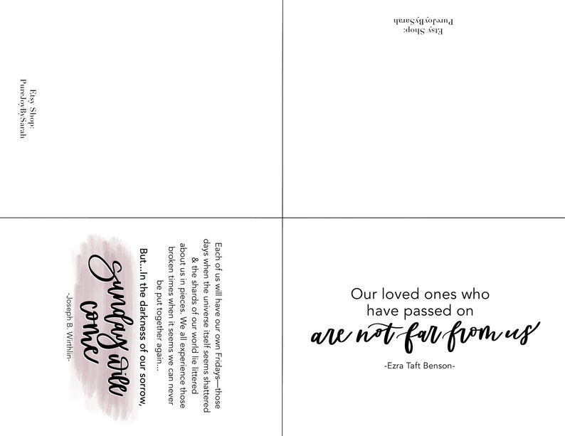 Printable Grief Sympathy Card | LDS Cards | Benson & Wirthlin ...