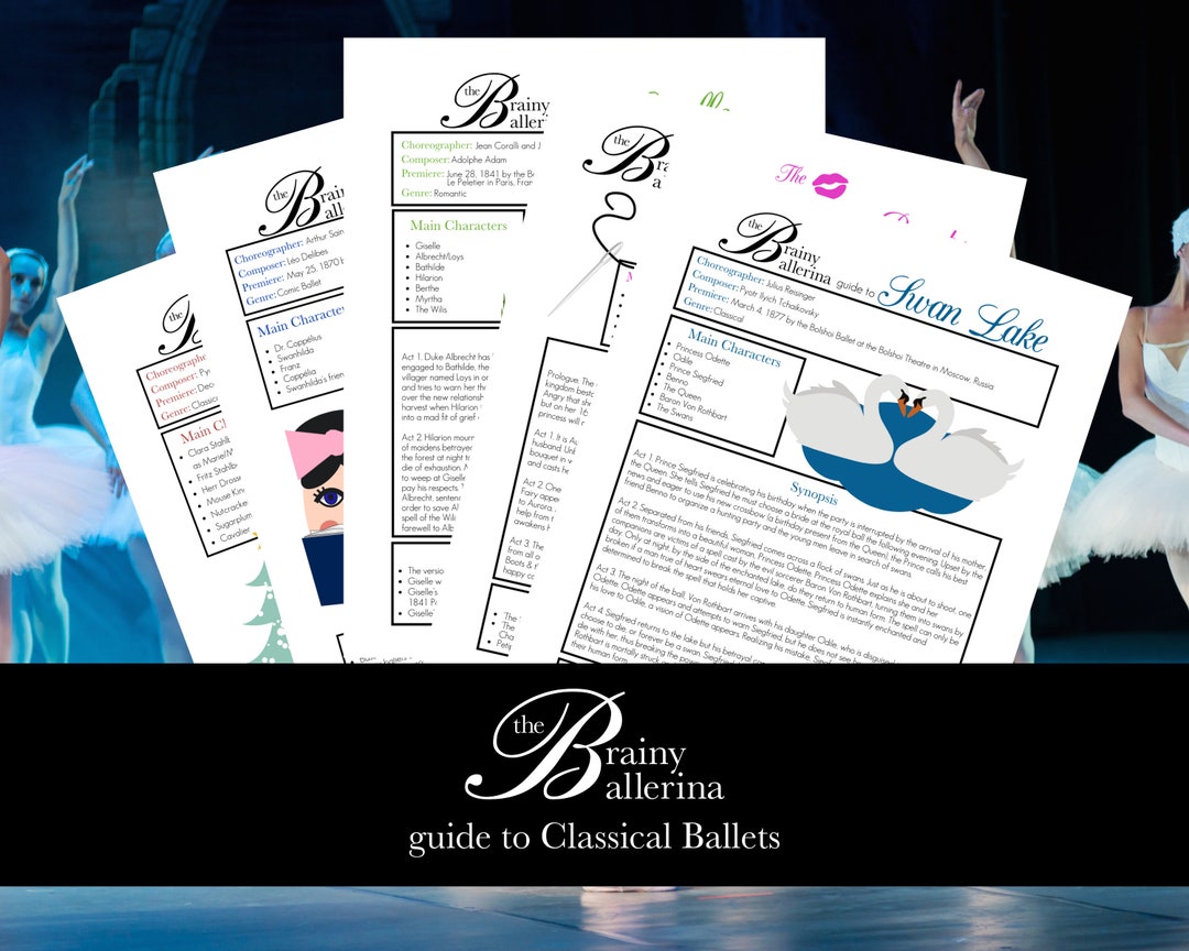 Guide to Classical Ballets - Etsy
