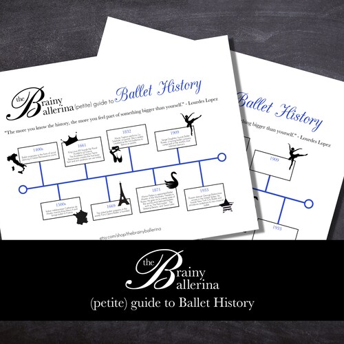 Guide to Ballet History - Etsy