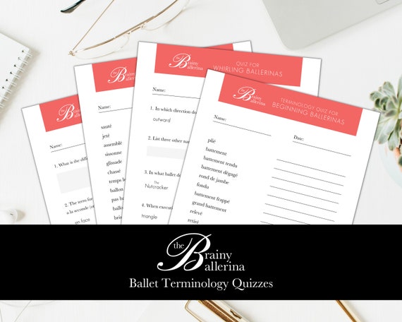 Ballet Terminology Quiz Bundle - Etsy