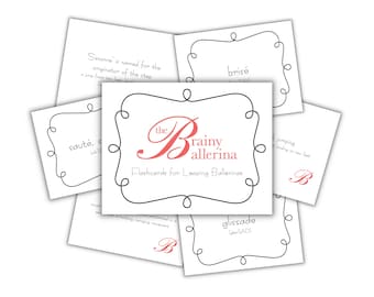 BALLET Poses Printable CARDS for Girls, 23 Montessori Ballerinas Cards ...