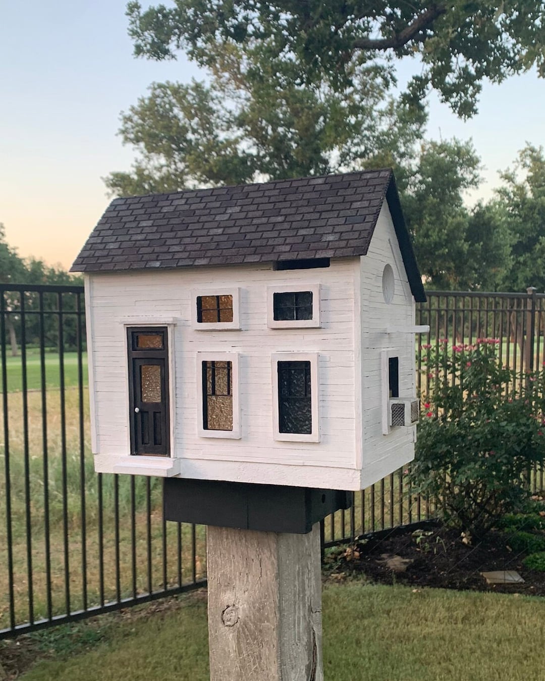 Birdhouse, Solar Powered Birdhouse, Saltbox House - Etsy