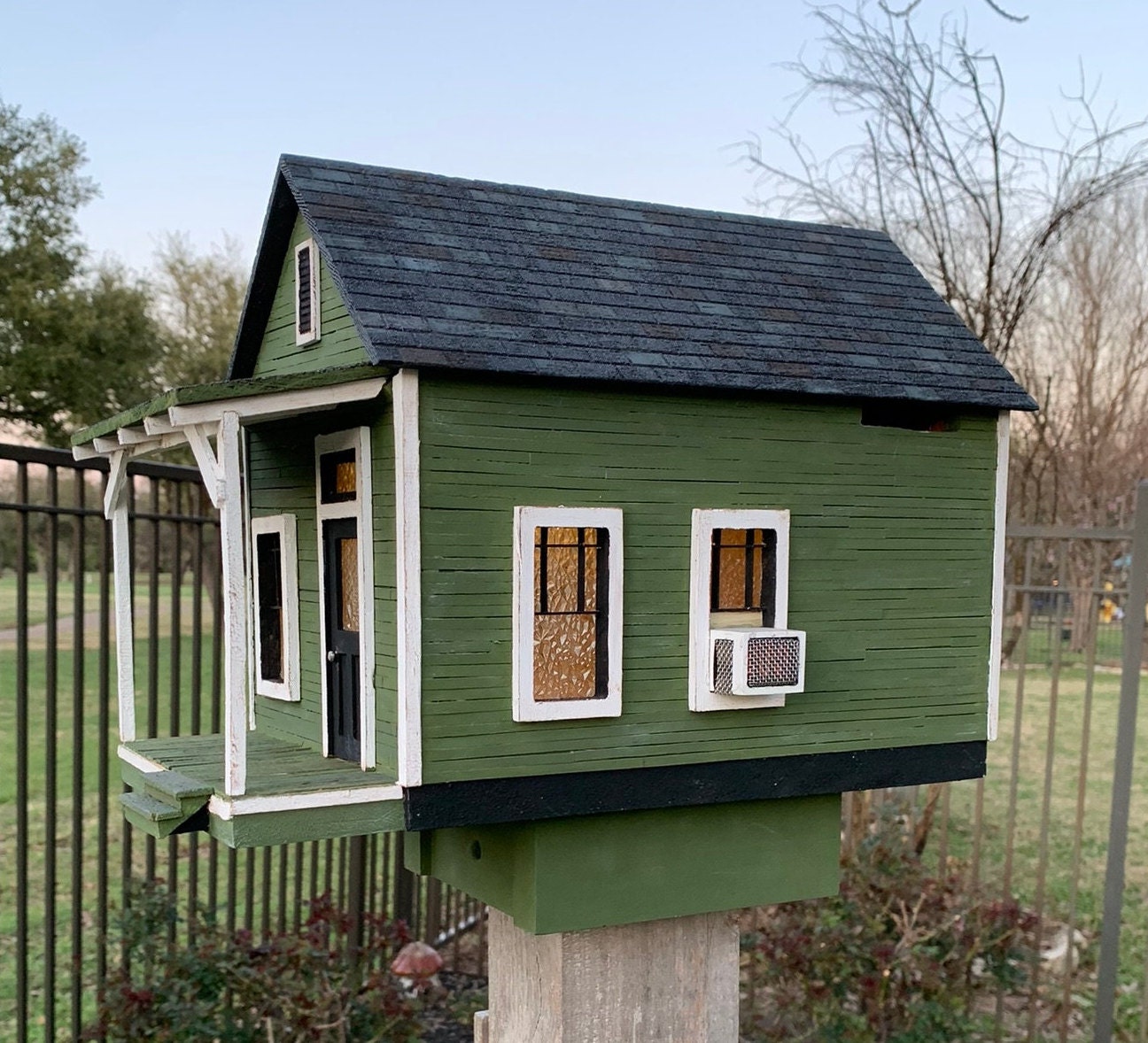 Birdhouse, Solar Powered Birdhouse, Shotgun House - Etsy