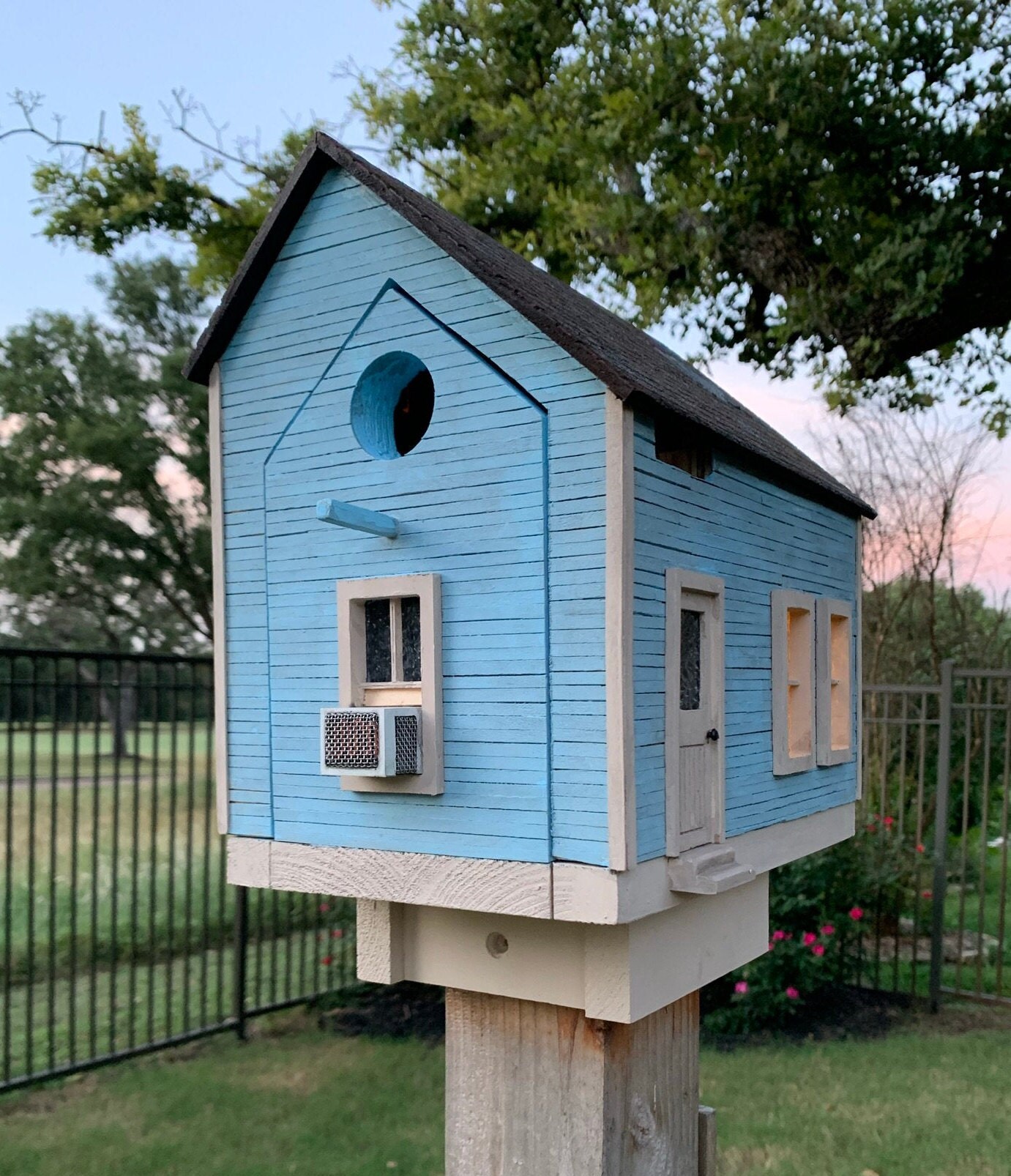 Birdhouse, Solar Powered Birdhouse, Saltbox House - Etsy