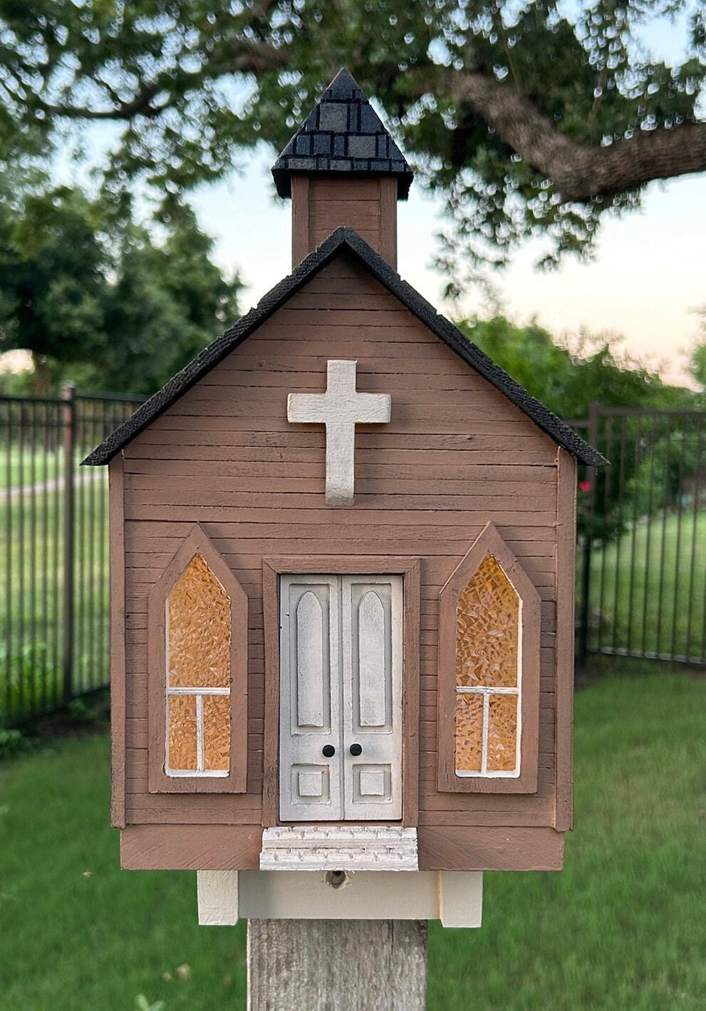 Church Birdhouse, Outdoor Birdhouse, Solar Powered Birdhouse - Etsy Canada