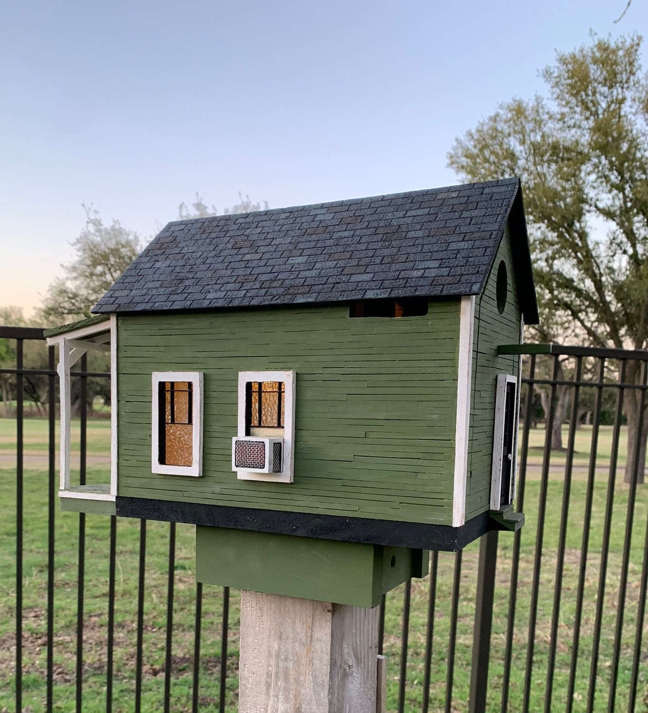 Birdhouse, Solar Powered Birdhouse, Shotgun House - Etsy