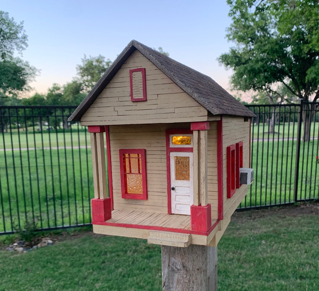 Shotgun Birdhouse, Solar Powered Birdhouse - Etsy