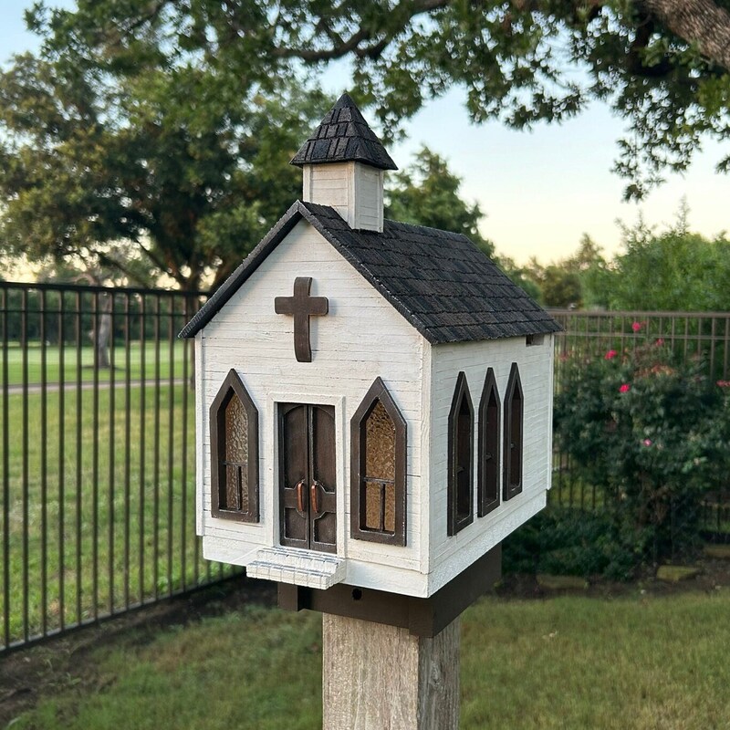 Church Bird House - Etsy
