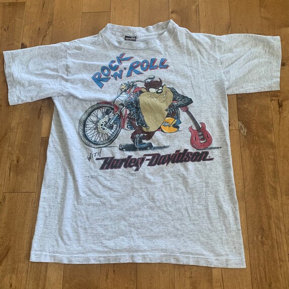 1993 Rock N' Roll With Harley Davidson Tasmanian Devil - Etsy