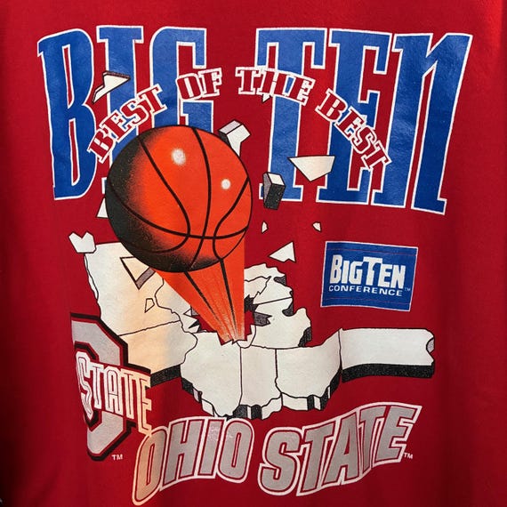 1990s Vintage Ohio State BUCKEYES Big Ten Conference … - Gem