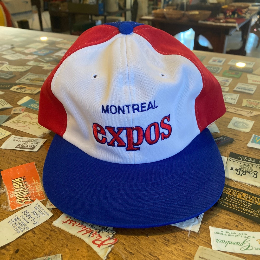 1980s Montreal Expos Snapback Hat Vintage Ted Fletcher Made in Korea ...