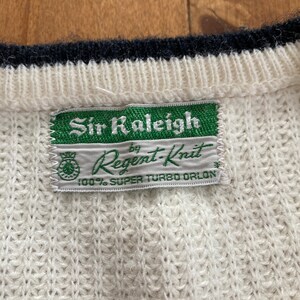 1950s Knit V-neck Jumper: Super Turbo Orlon Acrylic, True Vintage ...
