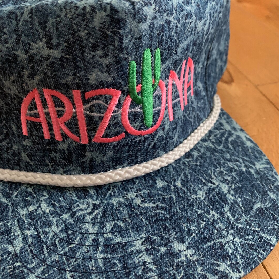 1980s Arizona Acid Wash Baseball Cap Vintage Amapro Made in Korea ...