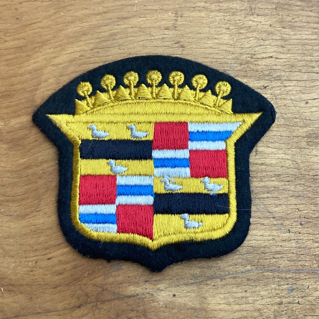 1980s Vintage Cadillac Embroidered Patch GM General Motors Car Badge - Etsy