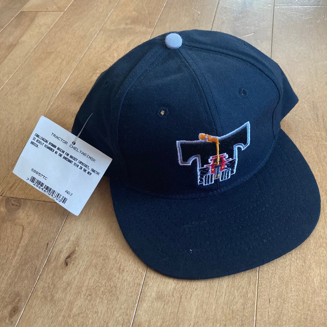 1990s Deadstock Tractor Chelyabinsk Traktor Snapback Hat Vintage Roman ...