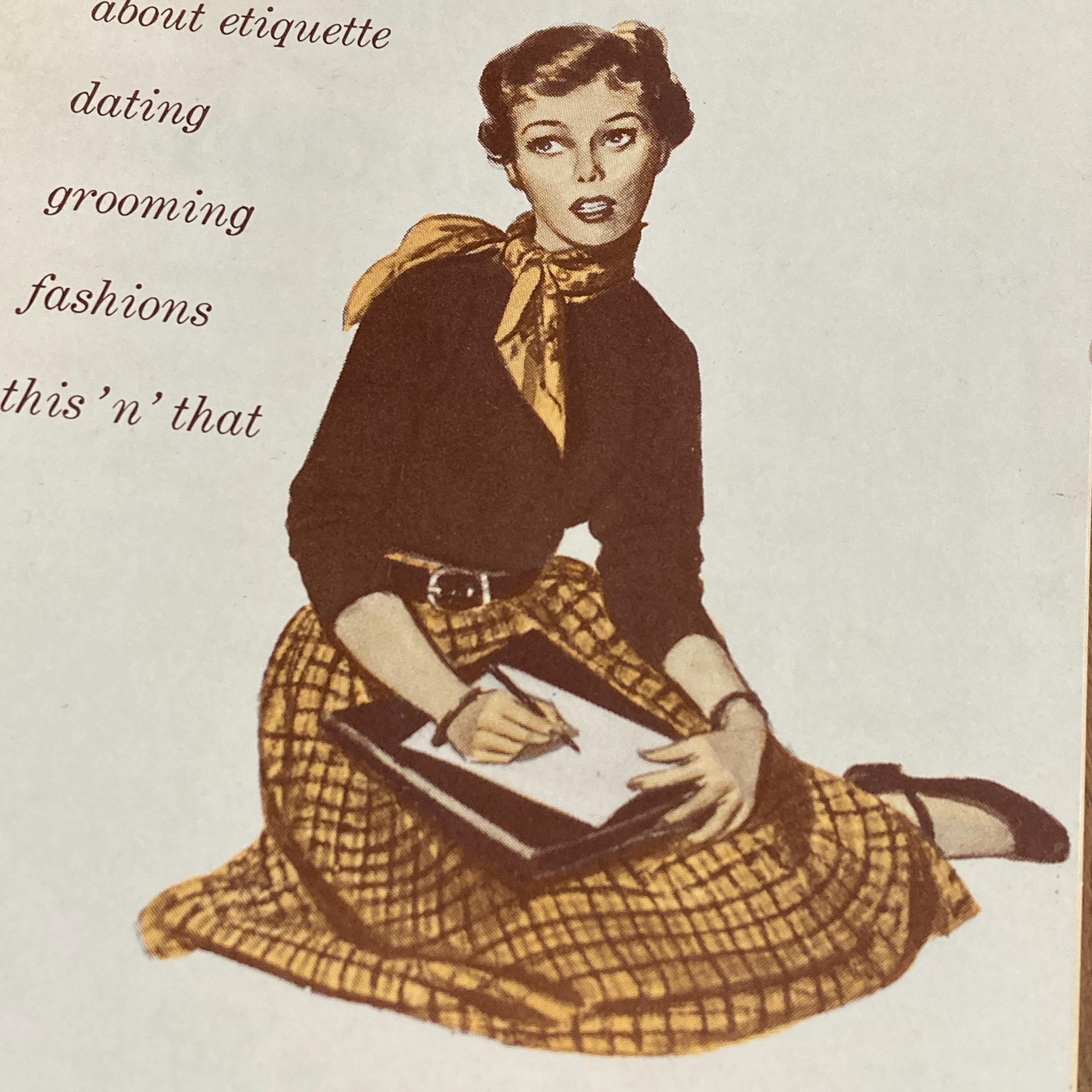 1950's Vintage ETIQUETTE PAMPHLET Kimberly-clark Promotional Booklet ...