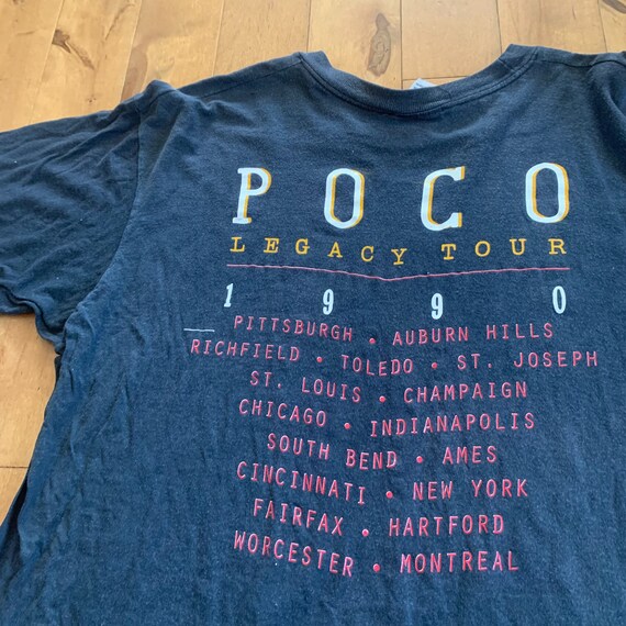 1990 Poco Legacy Tour T-shirt Vintage 1990s Made in U… - Gem