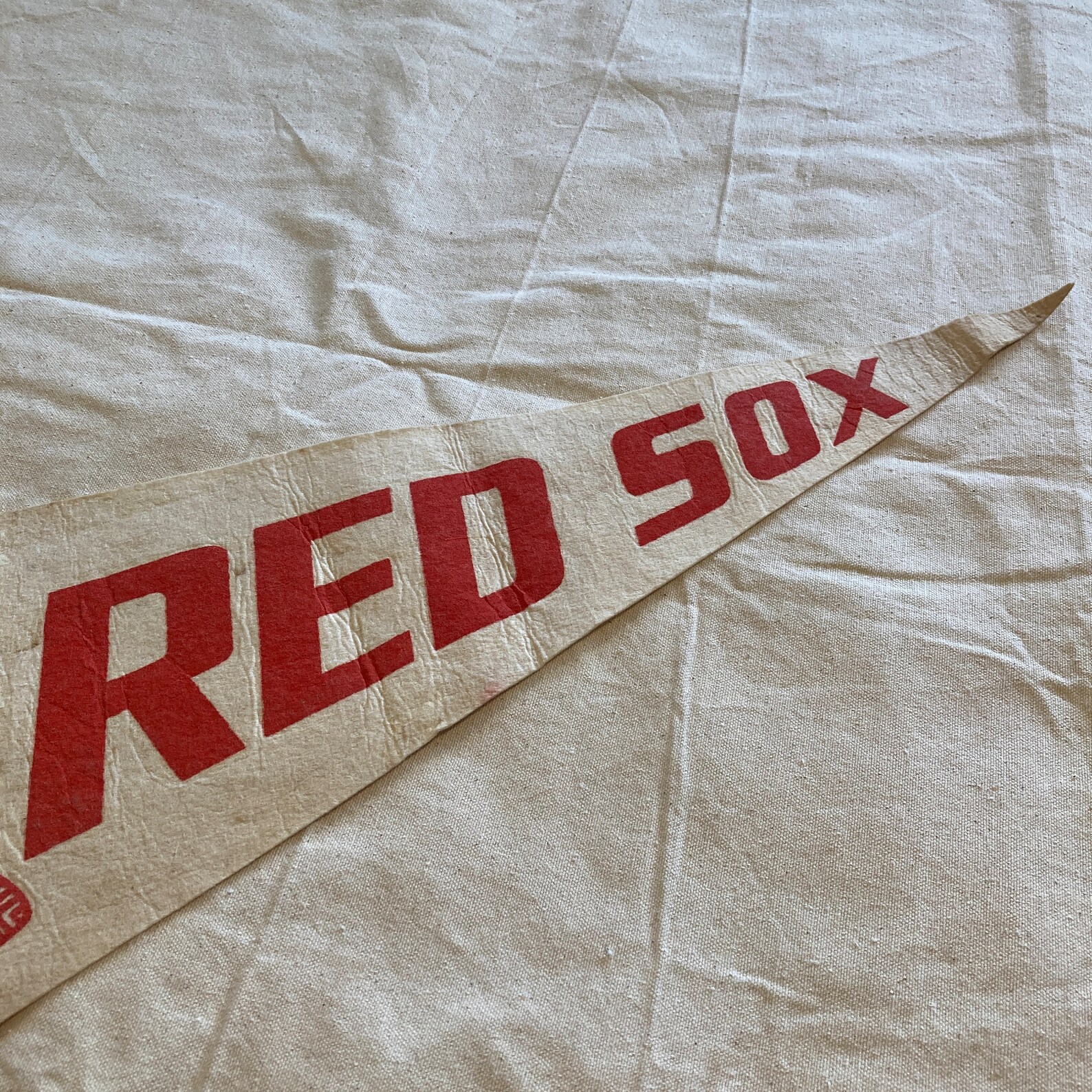 Vintage 1950s Boston Red Sox MLB Baseball Pennant Keezer Mfg. Co. Made ...