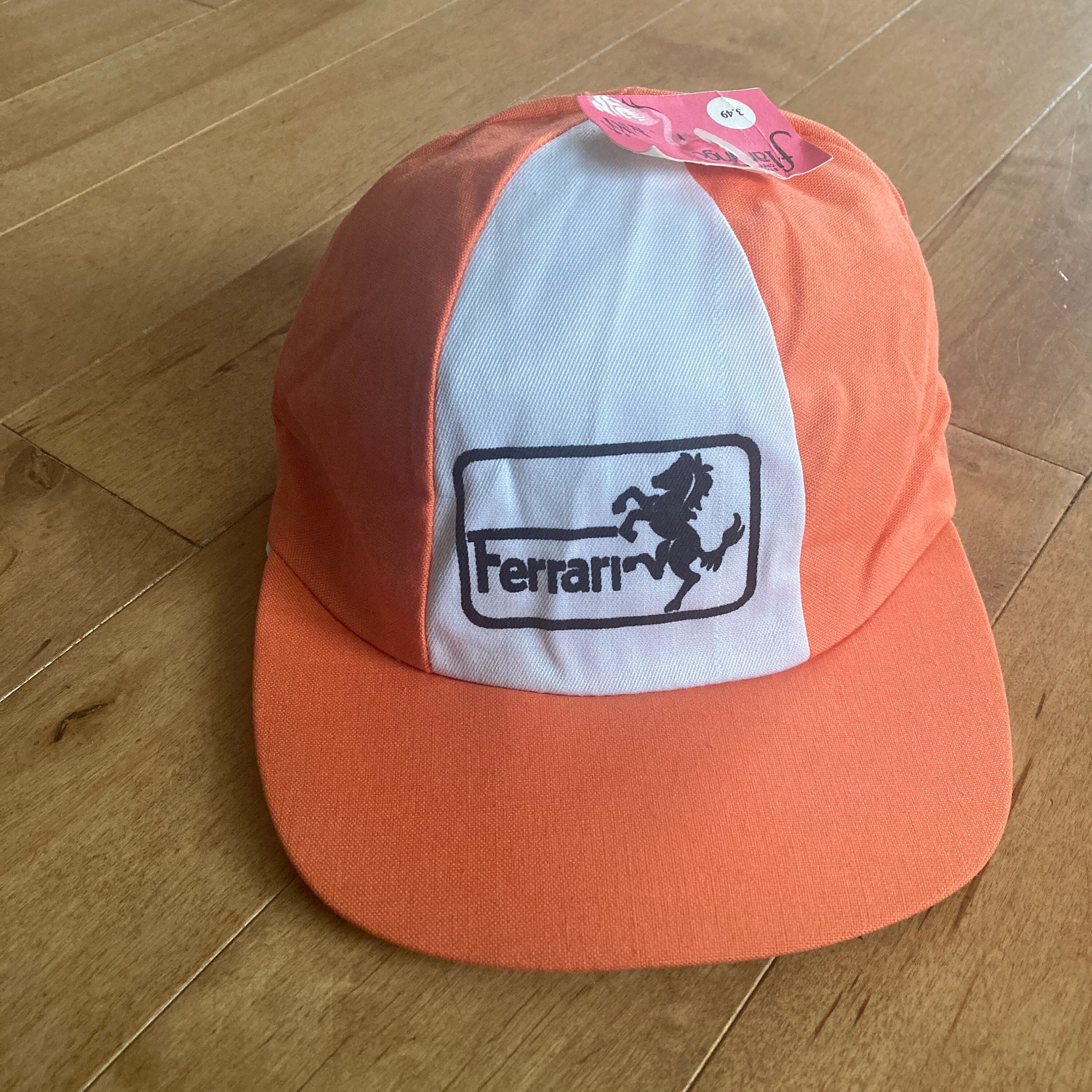 60s Deadstock Ferrari Kids Baseball Cap Vintage 1960s Flamingo - Etsy